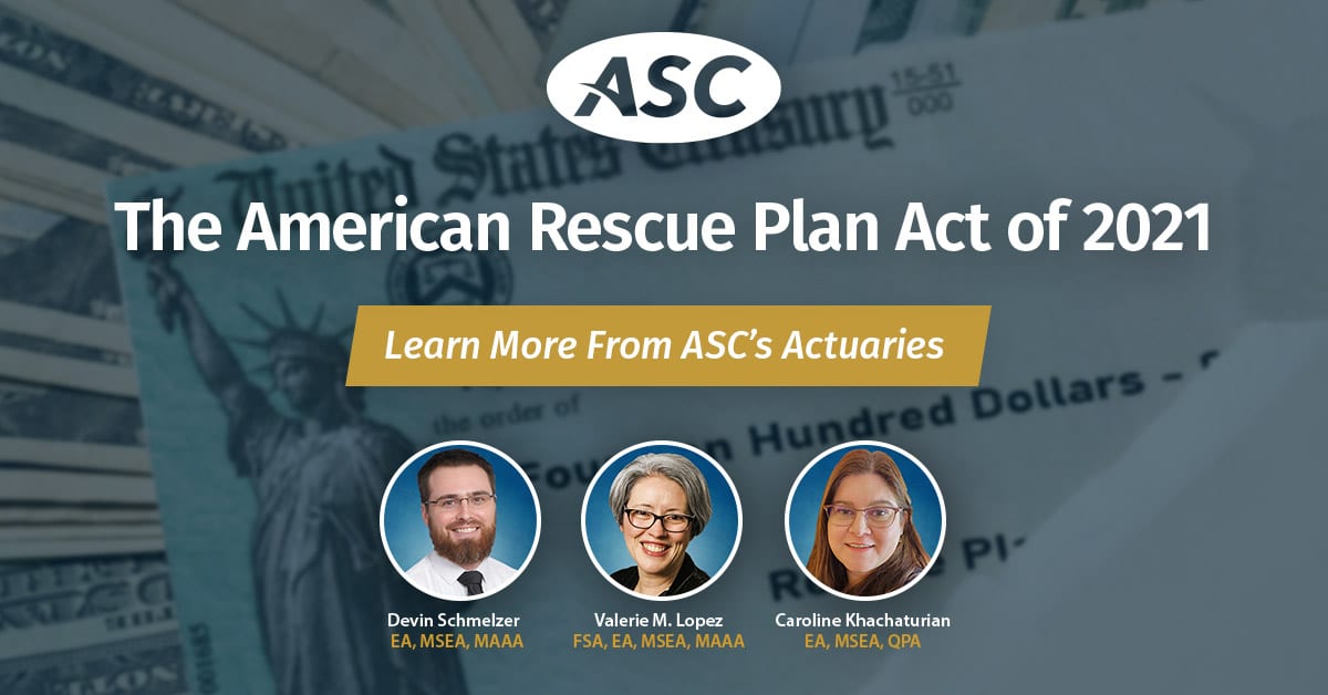 Update from ASC Actuaries 2021