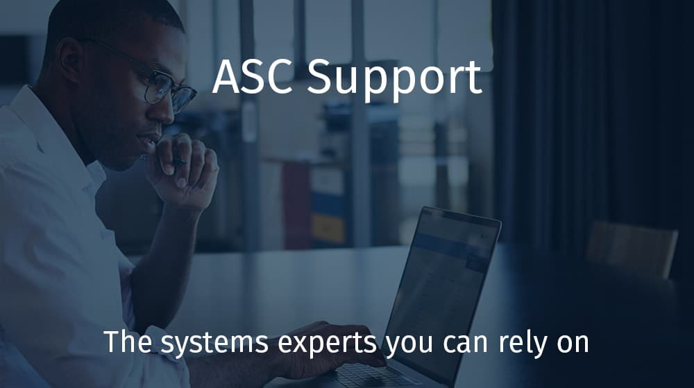 ASC Software Comes with World Class Technical Support