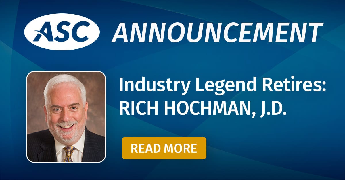 Industry Legend Retires: Rich Hochman, J.D.