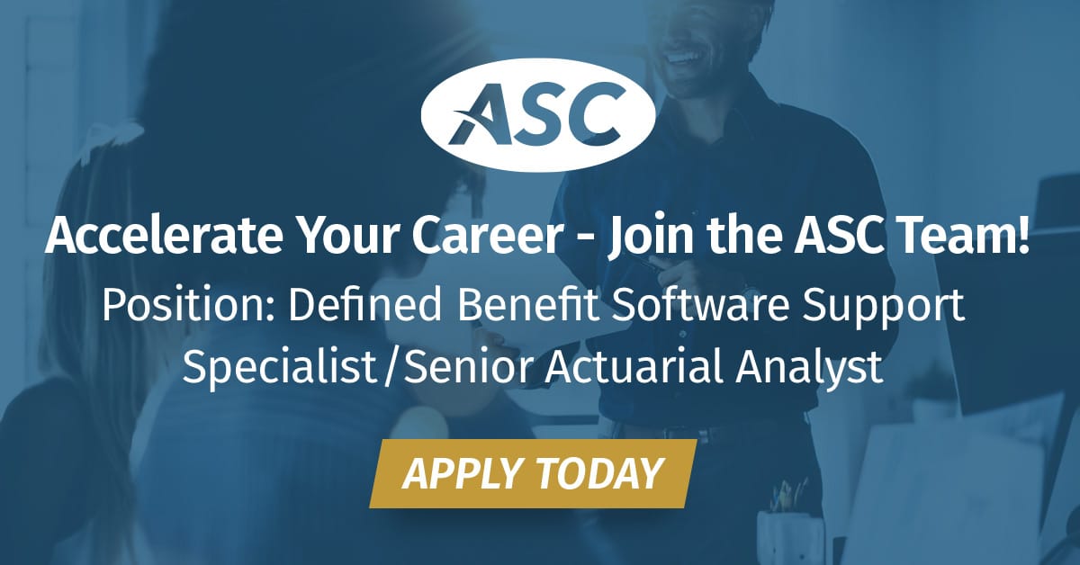 DB Software Support Specialist / Senior Actuarial Analyst